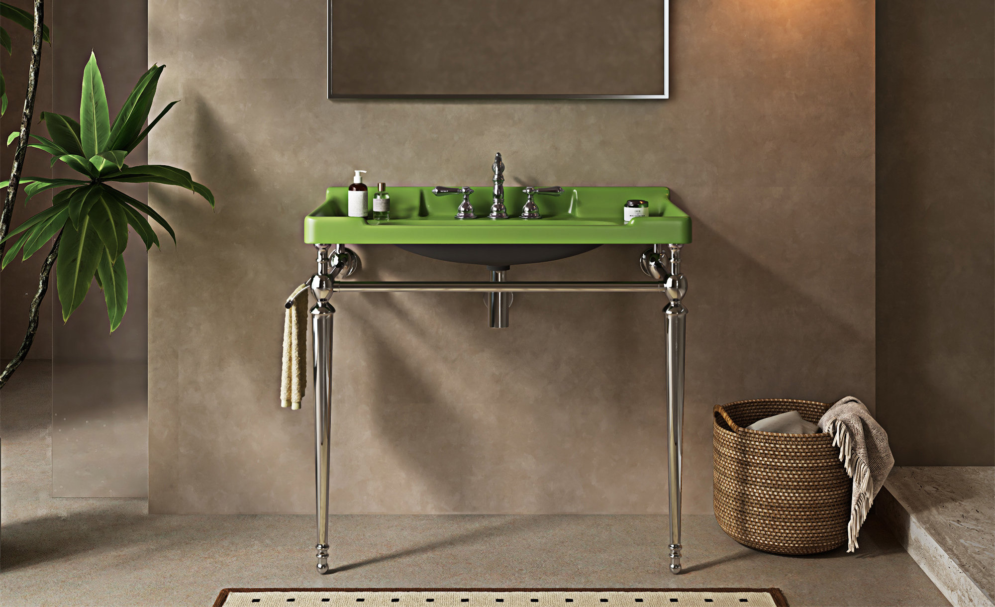 Latitude Run® VICI 36" Bathroom Console Sink | Wayfair